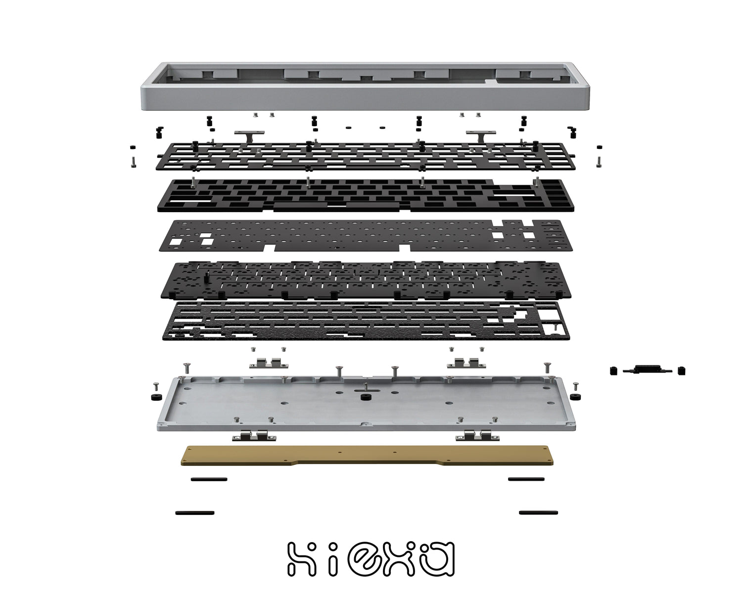 Hiexa V65 65% Mechanical Keyboard - Mirror PVD Weight – Mecha