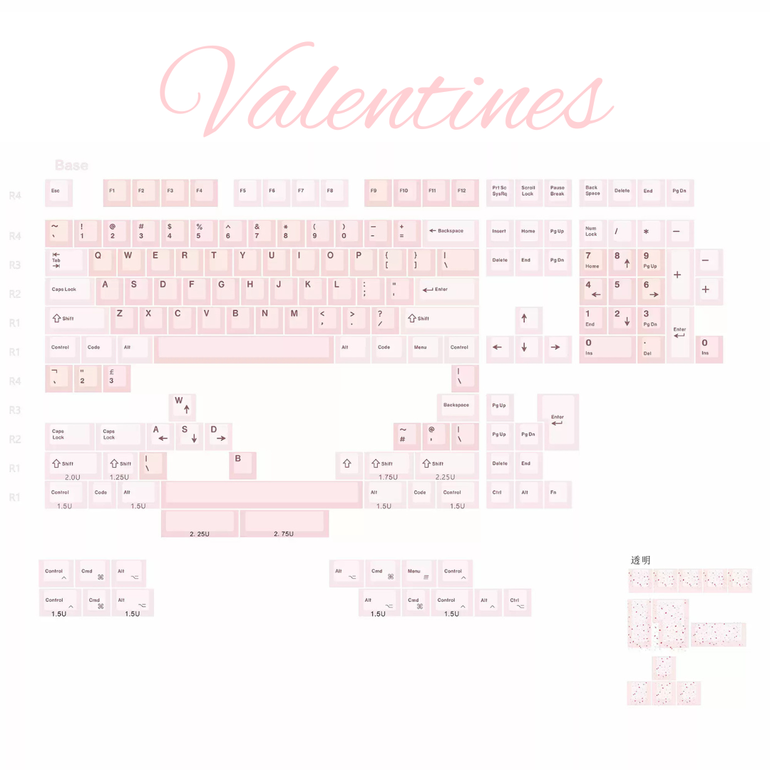 JKDK Valentines Cherry Profile Keycaps – Mecha Malaysia