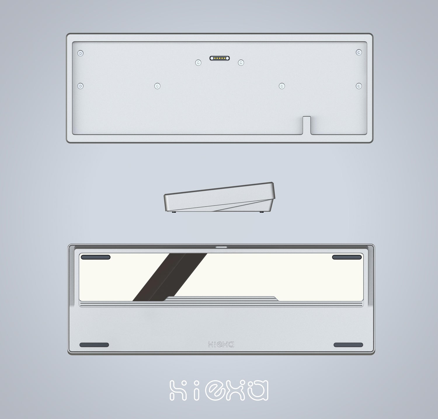 Hiexa V65 65% Mechanical Keyboard - Mirror PVD Weight – Mecha